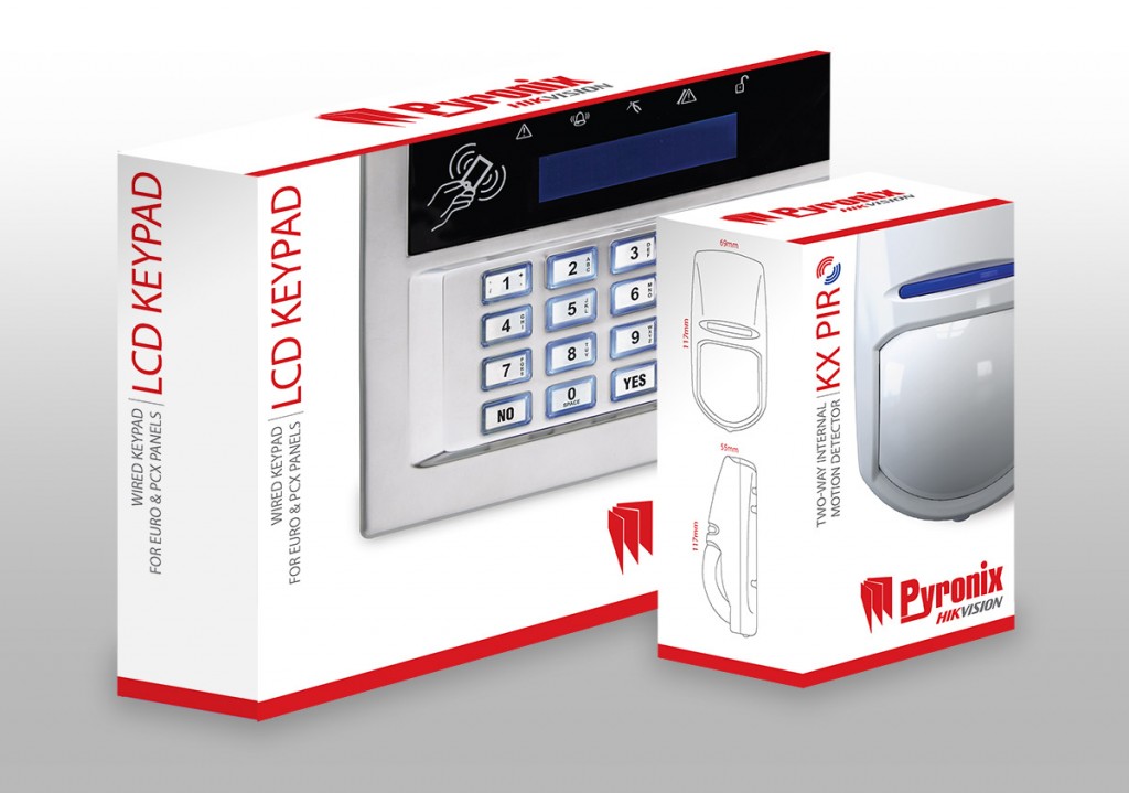 Pyronix Packaging Rebrand – JL81Design